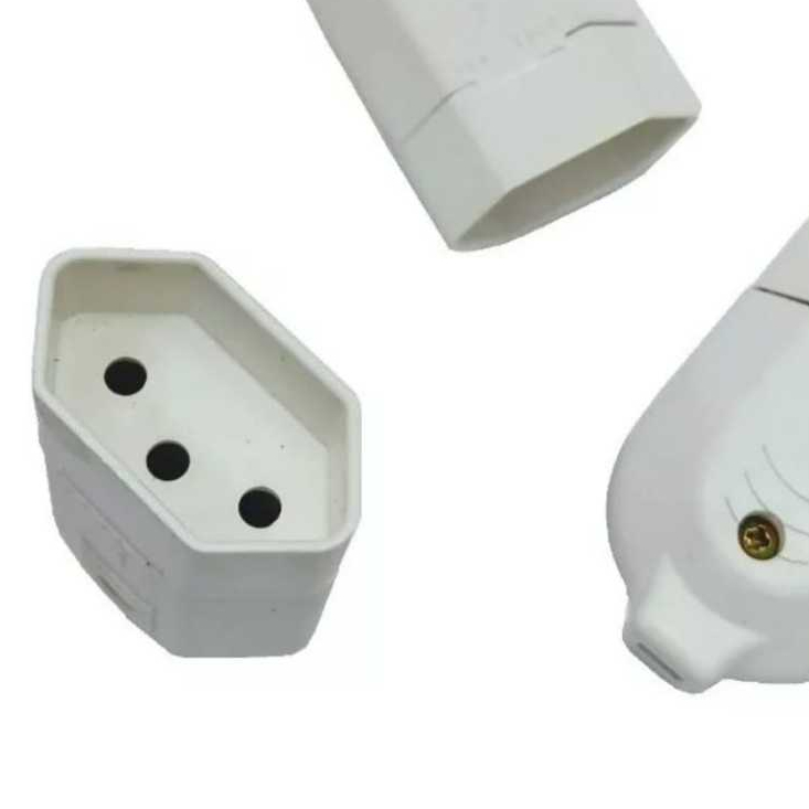 Plug Tomada Fêmea 10 A PACOTE COM 10 UNIDADES. | Shopee Brasil