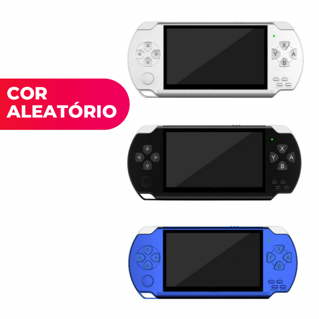 Console De Mão De 4,3 Video Game Portátil Retrô 10.000 Jogos 8GB/PSP ...