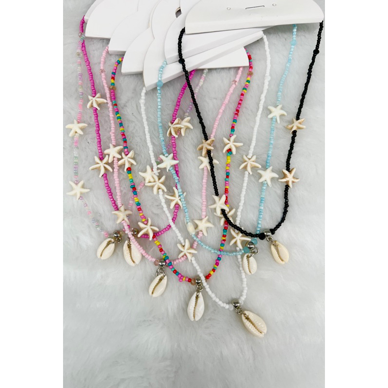 Colar Búzios Miçanga Concha Moda Praia Colorido | Shopee Brasil