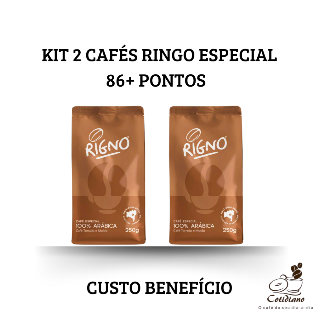Kit com 2 Cafés Rigno Especial – 86+ Pontos, 100% Arábica | 4 Vezes ...