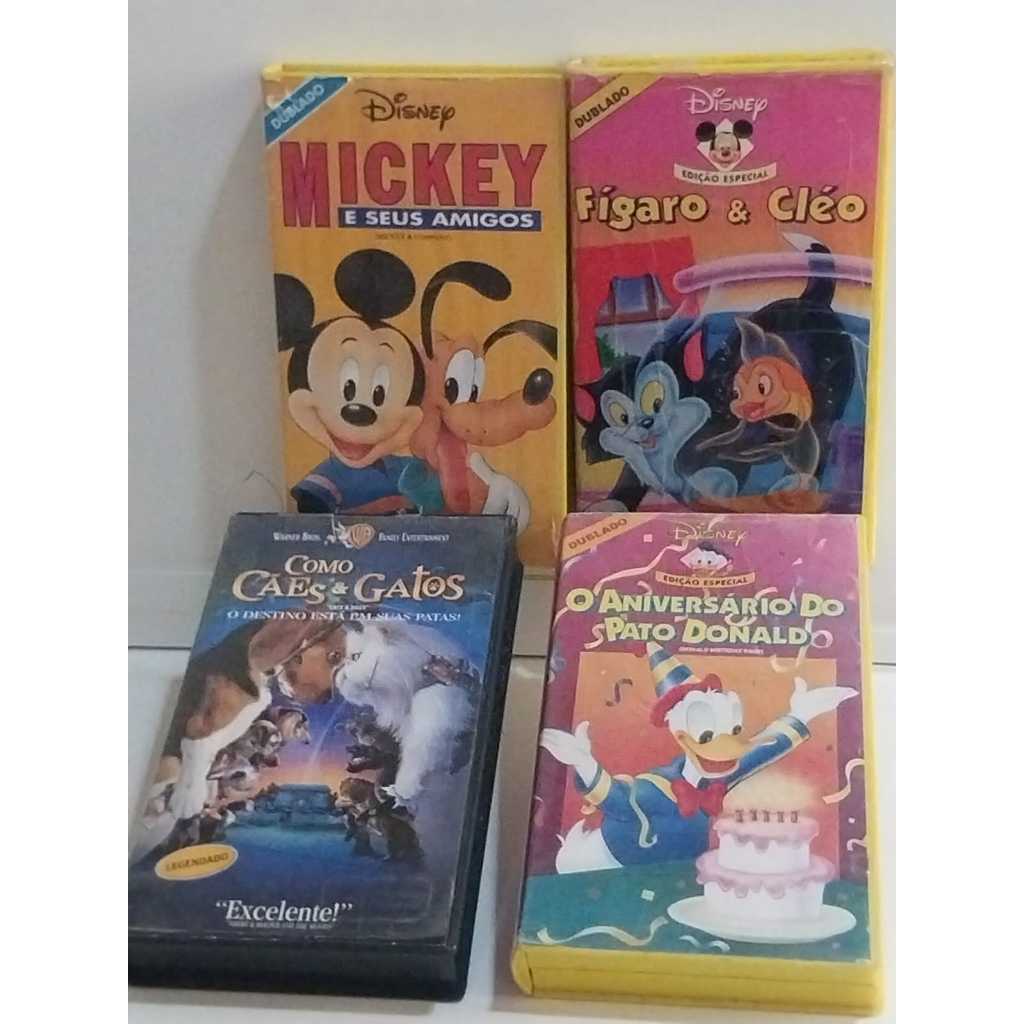Fitas de Video Cassete(VHS) | Walt Disney | Clássicos - Dublados ...