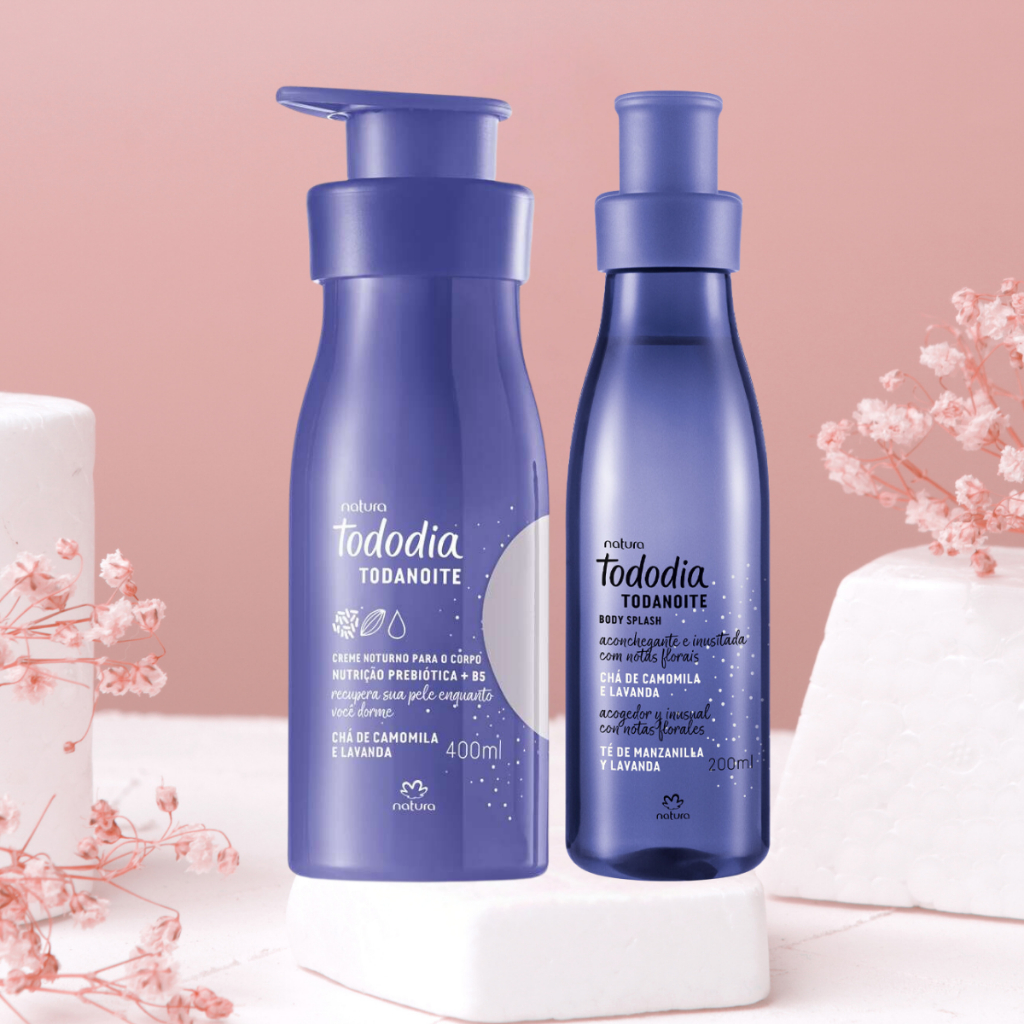 Kit Tododia Todanoite Chá de Camomila e Lavanda Body Splash 200mL + Creme Noturno 400mL | Shopee ...