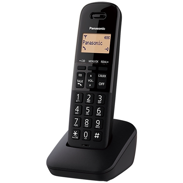Telefone Sem Fio Panasonic KX-TGB310 com Identificador de Chamadas - Preto | Shopee Brasil