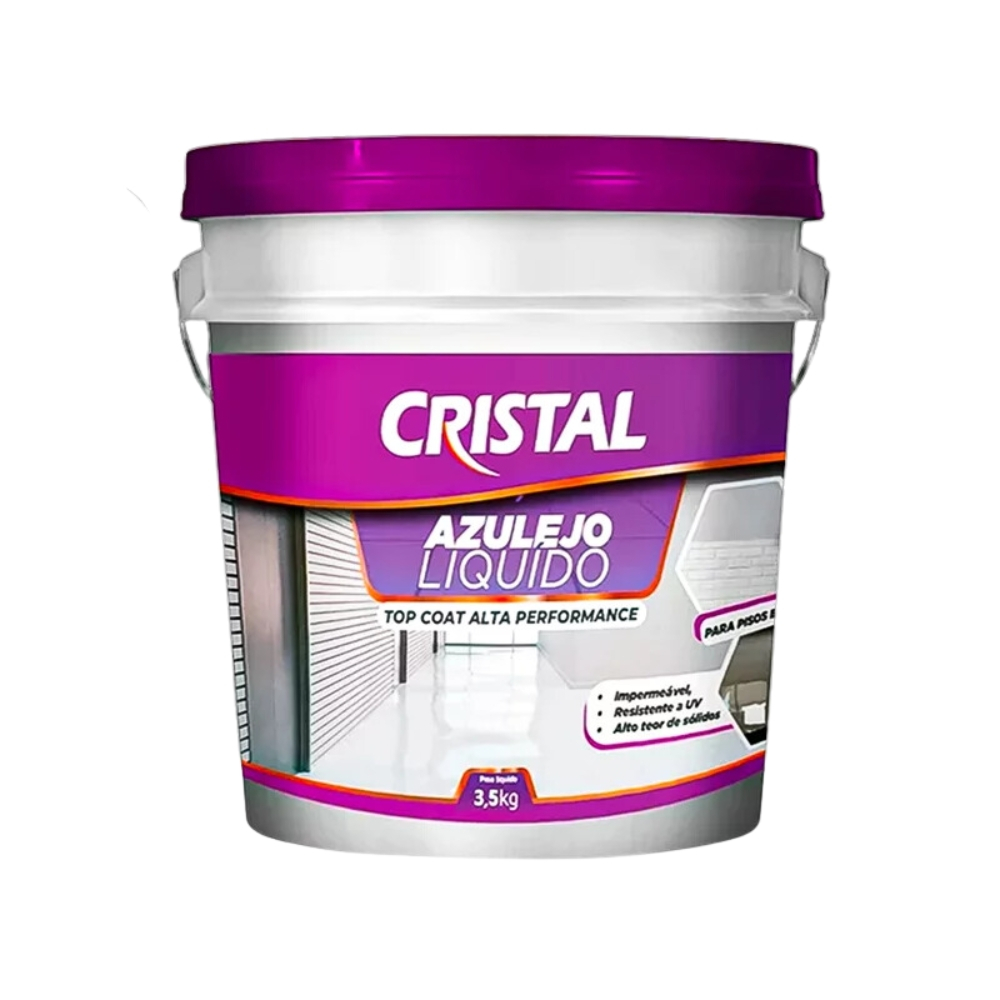 Azulejo Líquido Acabamento Brilhante 3,5Kg Revestimento Parede ...