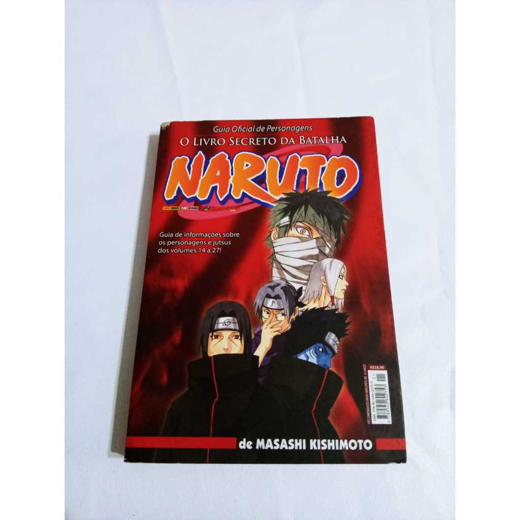 O Livro secreto da batalha Naruto | Shopee Brasil