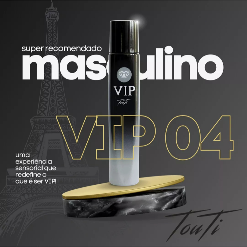Perfume Vip 04 Touti Silver Scent Eau Parfum | Shopee Brasil