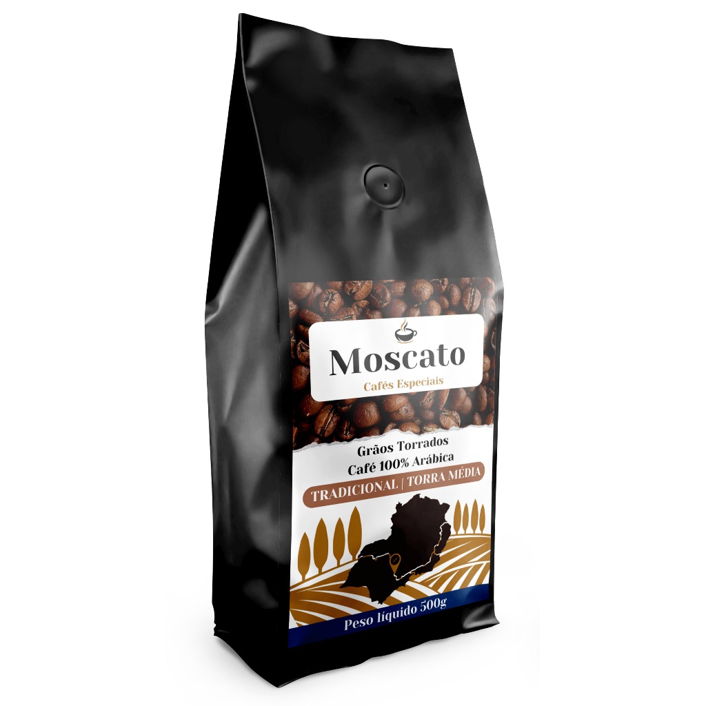 Kit 1Kg || Café em Grãos Gourmet Tradicional 500g e Café em Grãos ...