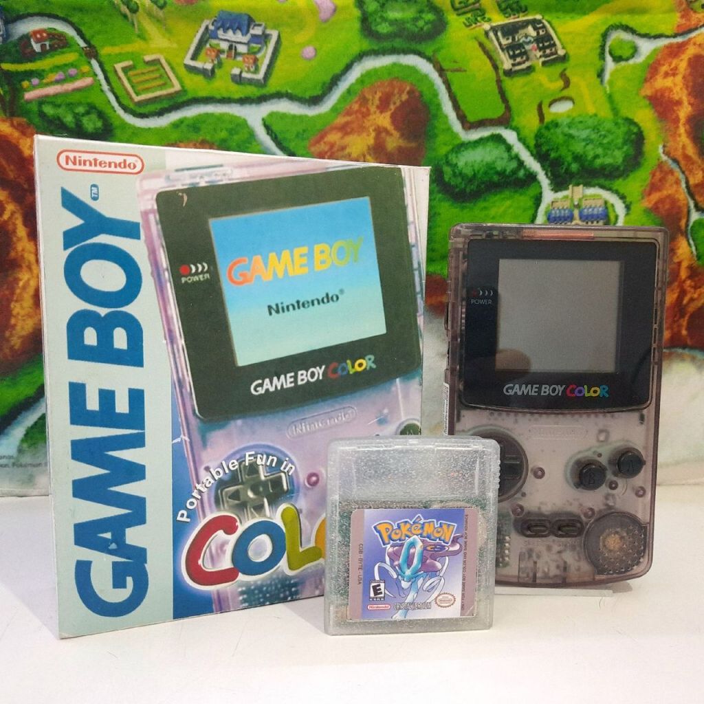 Game Boy Color Nintendo Pokémon Crystal | Shopee Brasil