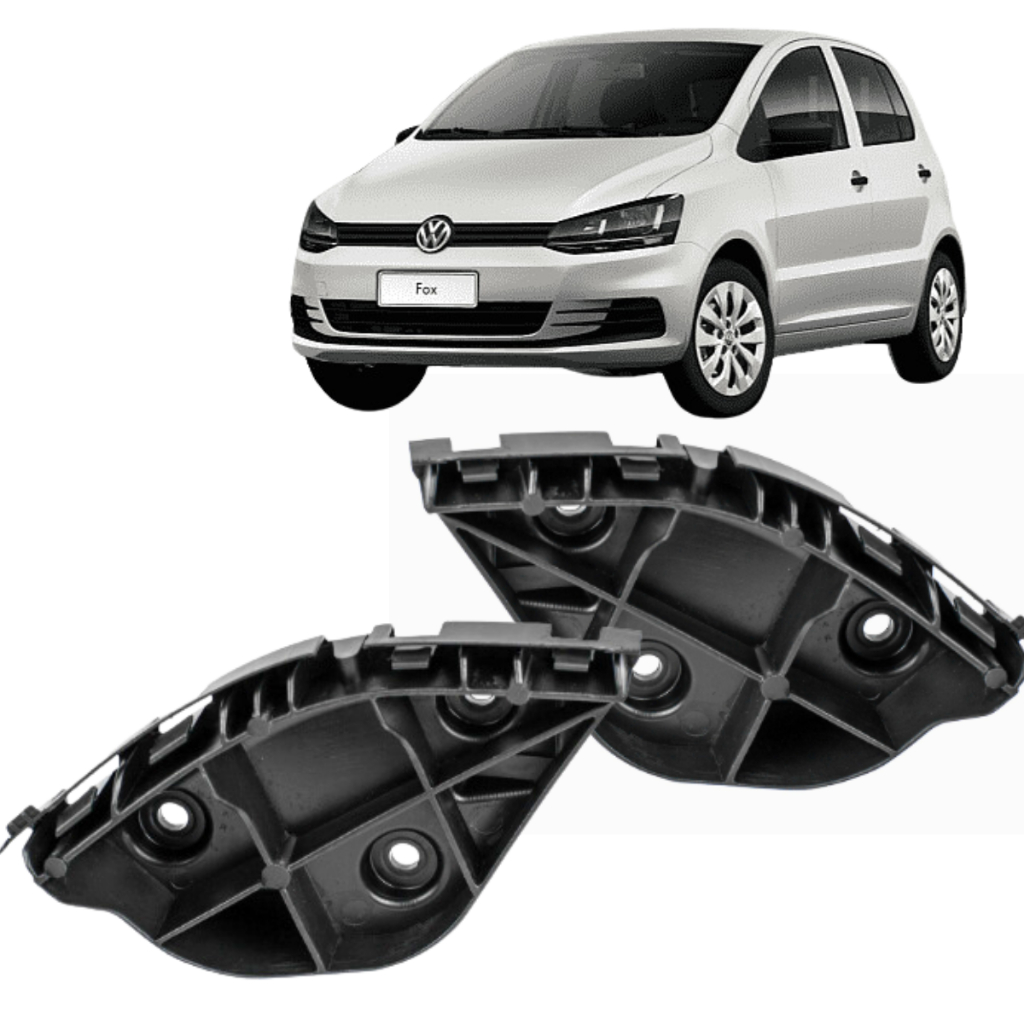 Par Suporte Guia Parachoque Fox Crossfox Spacefox 2010 a 2015 Dianteiro ...