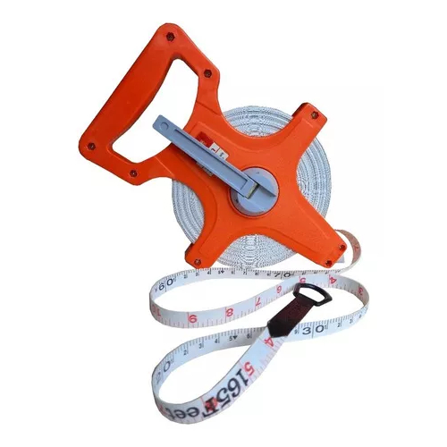 Trena Aberta Fita Fibra De Vidro 30 Metros Manivela | Shopee Brasil