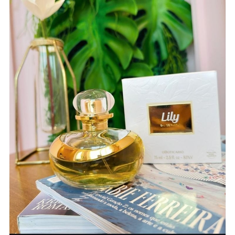 lily eau de parfum o boticário 75ml original lacrado | Shopee Brasil
