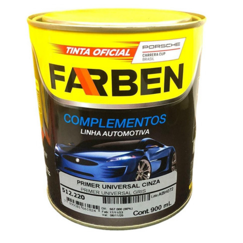 Primer universal Cinza farben 900ml | Shopee Brasil