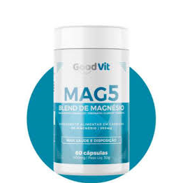 Suplemento MAG5 Blend Magnésio 60caps Good Vit | Shopee Brasil