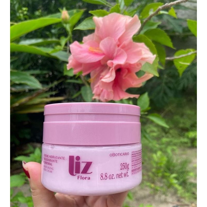Creme Hidratante Desodorante Corporal Liz Flora 250g | Shopee Brasil