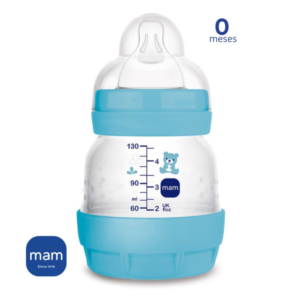 Mamadeira MAM Original Lacrada Easy Start Anti-Colica 130ml/260ml Autoesterilizável Fluxo ...