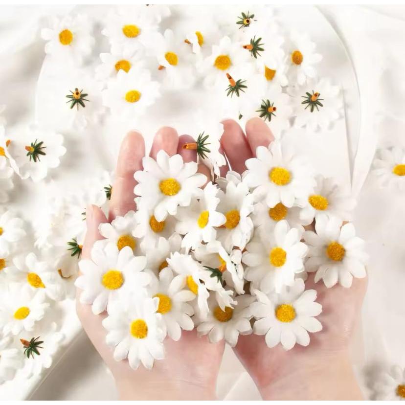 Flor De Mini Margarida Artificial Pacote Com 100 Flor | Shopee Brasil