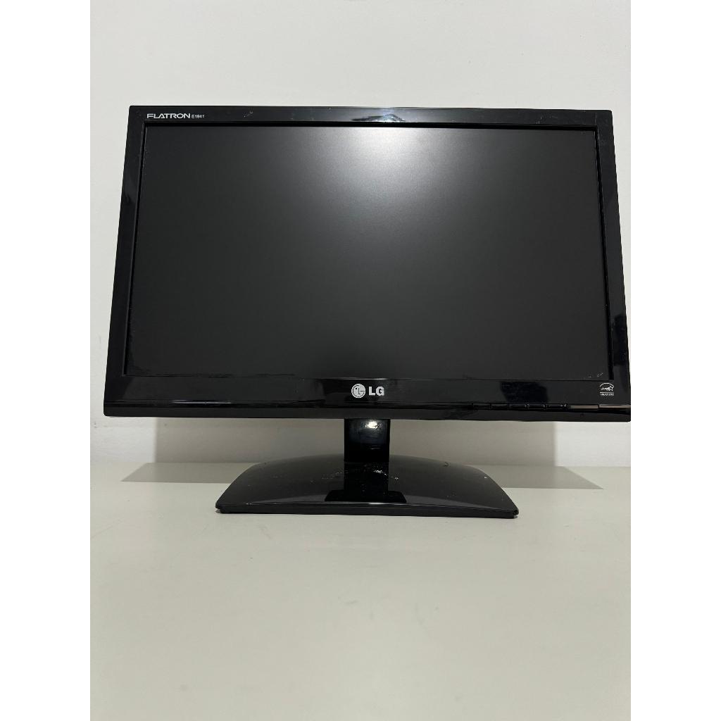 Monitor LG Flatron E1941c 18.5 Polegadas - COM CABOS | Shopee Brasil