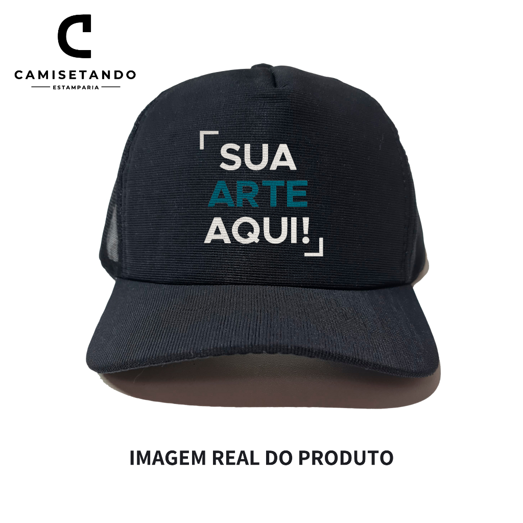 Boné Personalizado Estampado Com Sua Marca ou Arte Para Eventos, Festas ...