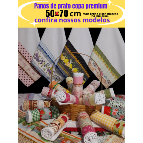 PANOS DE PRATO COPA PREMIUM - “Transforme sua cozinha com nossos panos ...