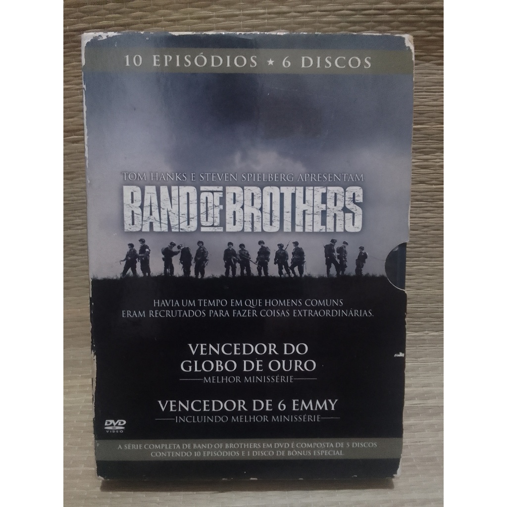 BOX 6 DVDs - Band Of Brothers - 10 Episódios | Shopee Brasil