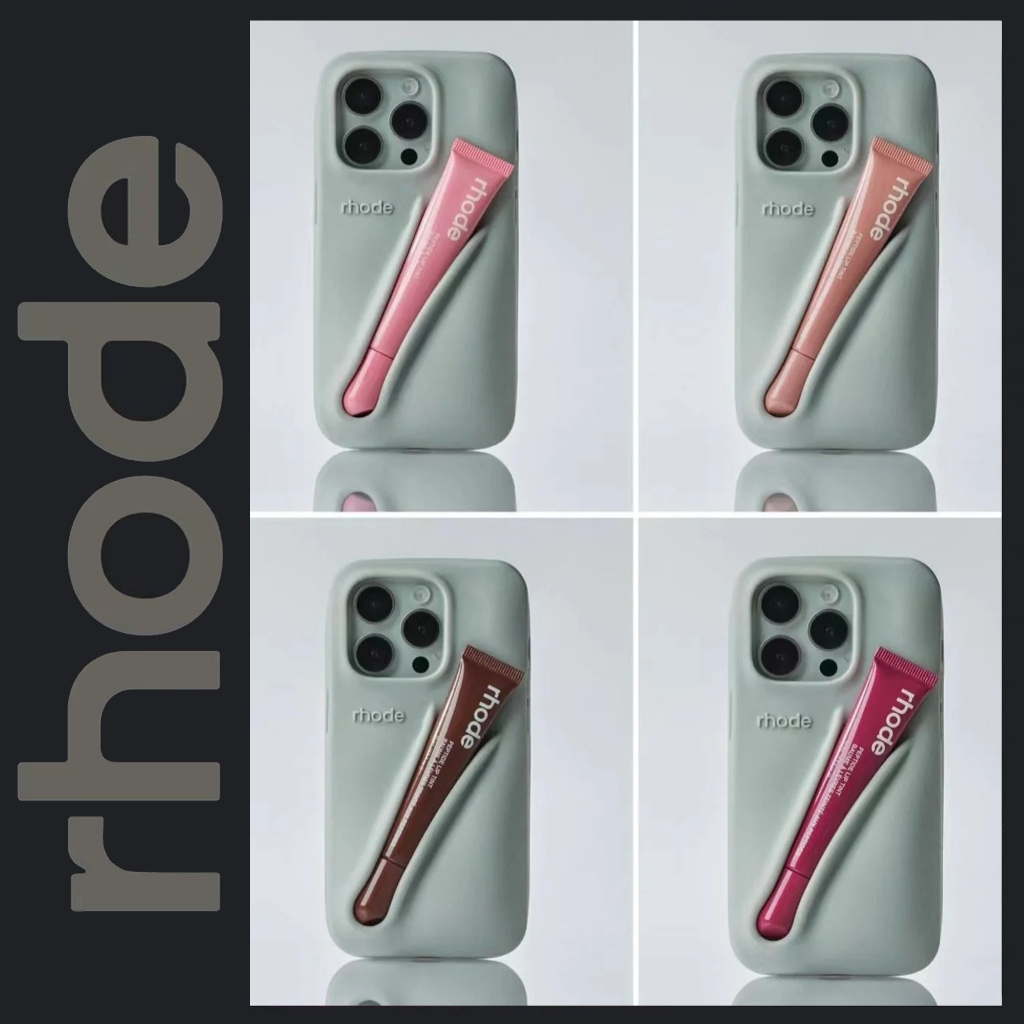 Nova【 Hailey Bieber Mesma Caixa Telefônica 】Capa Rhode silicone 3D para ...