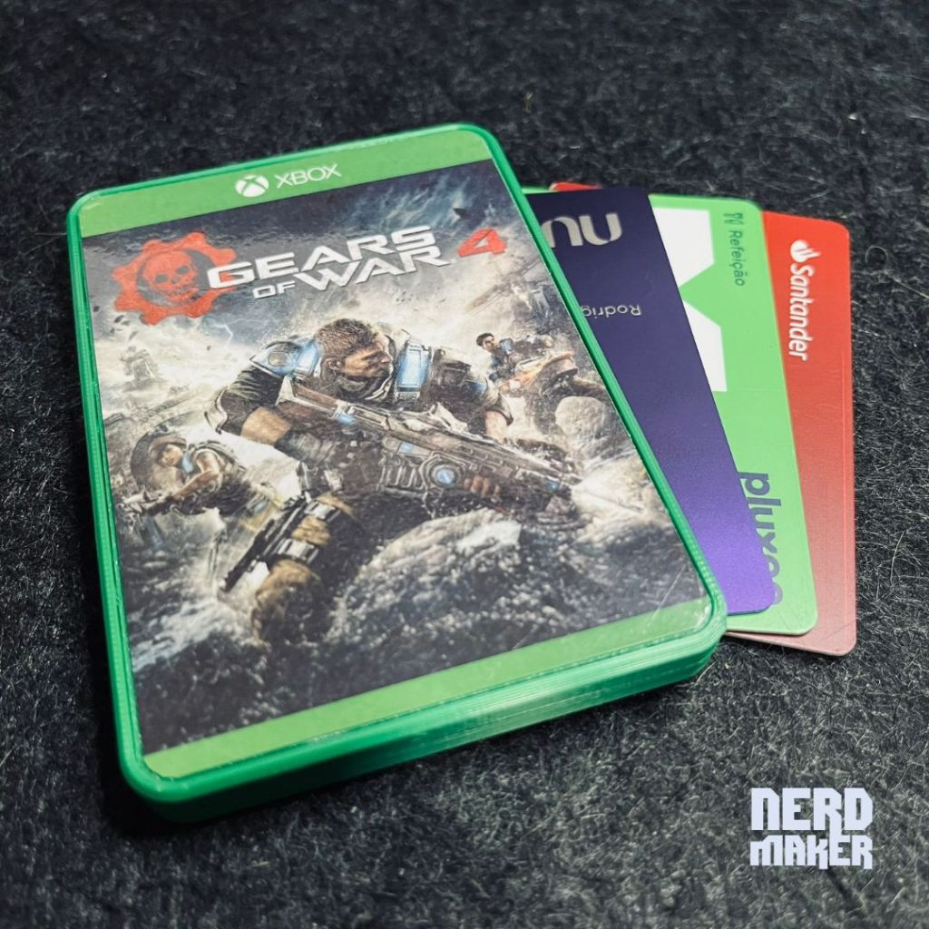 Porta-cartões Xbox One Game Cover - Gears of War 4 - Nerd Maker 3D ...