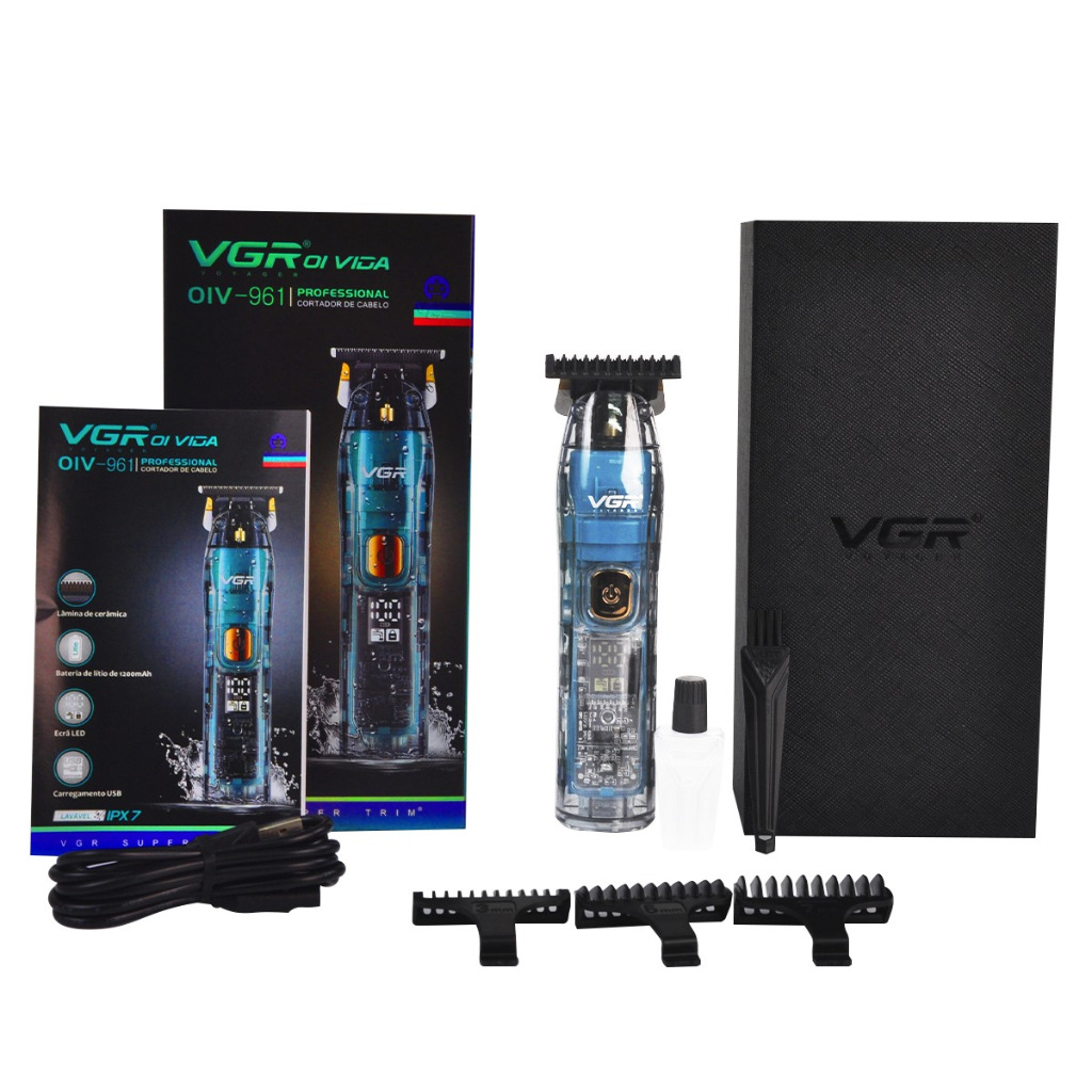 Máquina de Acabamento Profissional V-961 | VGR | Shopee Brasil