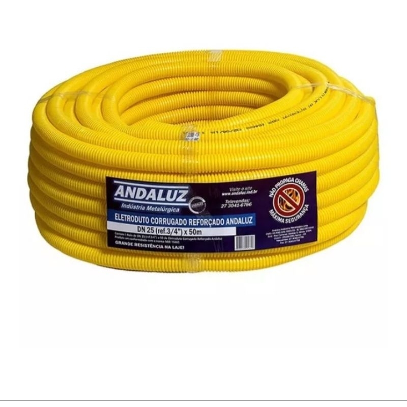 Conduite Andaluz 3/4 Dn 25 = 10 metros | Shopee Brasil