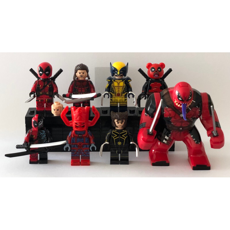 Minifiguras Bonecos Deadpool Wolverine Galactuspool Venompool Pandapool ...