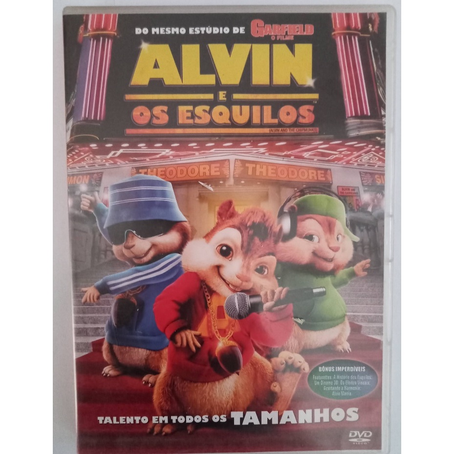 DVD Alvin e os esquilos | Shopee Brasil