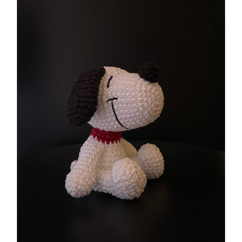 Snoopy/Peanuts/Cachorro/Amigurumi/Crochê/Decoração/Fofo | Shopee Brasil