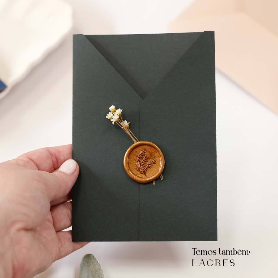 Envelope Pequeno 10x15cm Black Tie Dobrado Papel Luxe Exclusivo Pronta ...