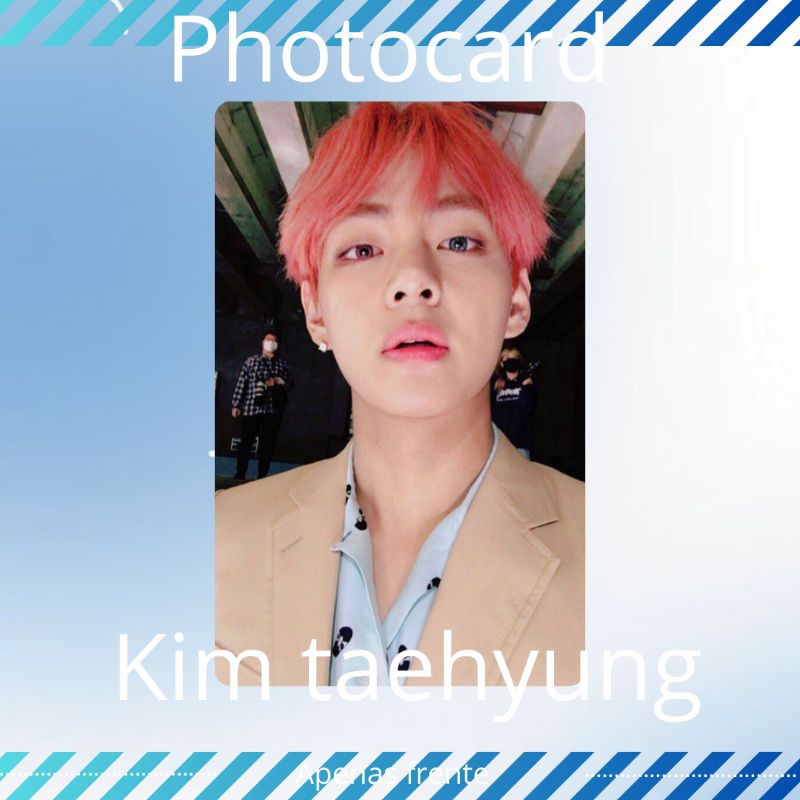 Photocard fanmade Kim Taehyung V BTS | Shopee Brasil