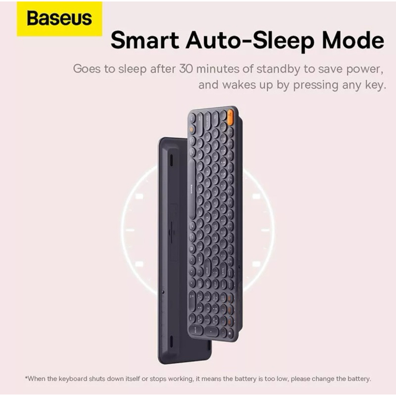 Teclado Bluetooth Baseus | Shopee Brasil