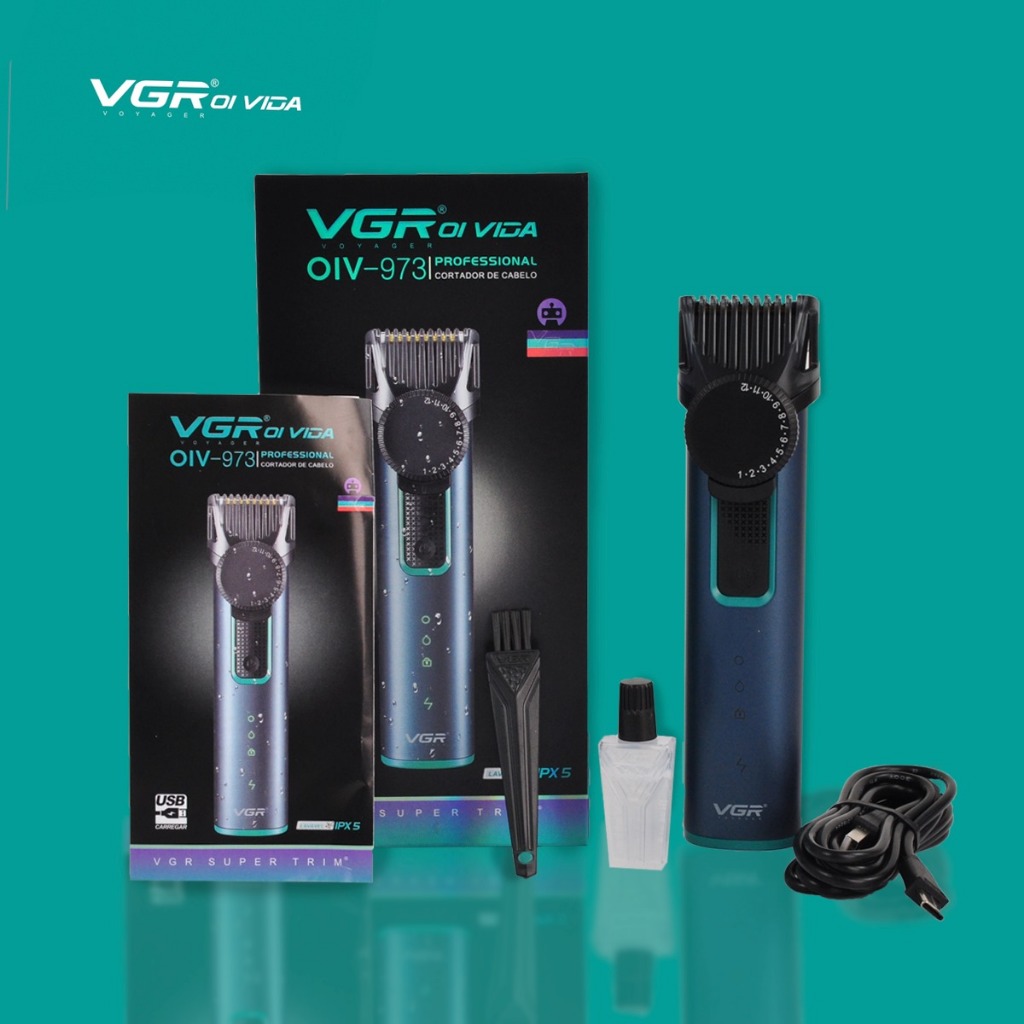 Profissional aparadores de cabelo VGR cabelo Clipper, barbeiro, 12-Speed Roulette, ajuste de ...