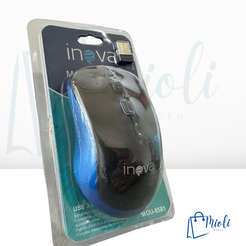 Mouse Sem Fio Sensor Moderno Inova MOU-8581 | Shopee Brasil