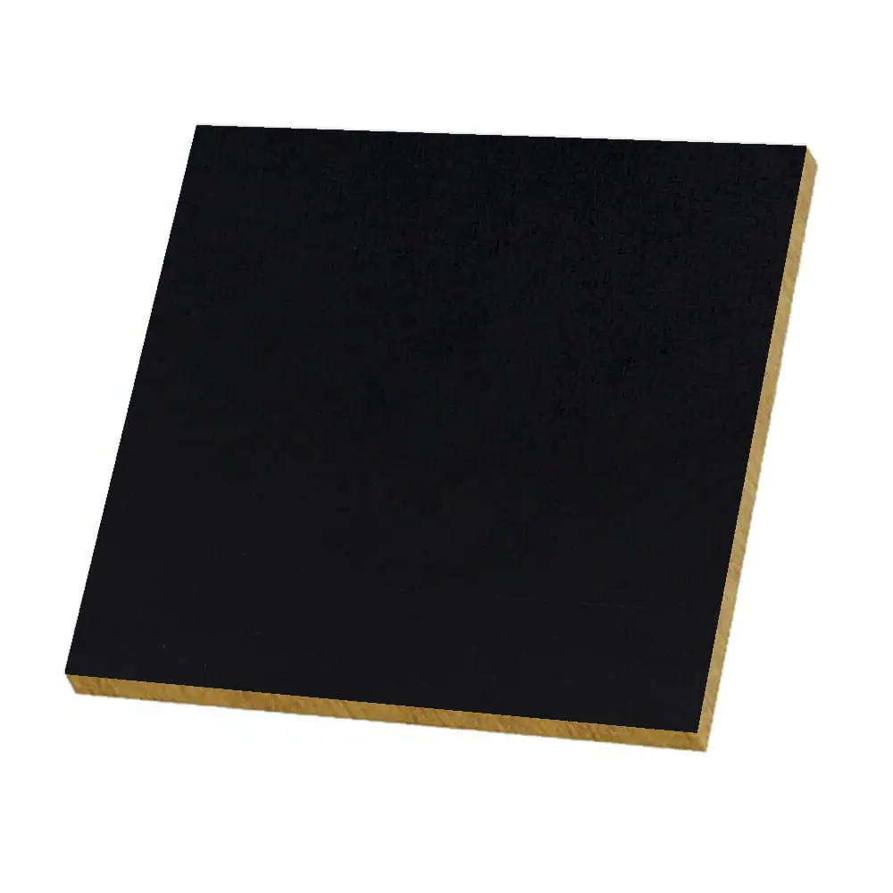 10 unidade de chapa de MDF PRETO 3mm 30x30cm - uma face preta outra ...