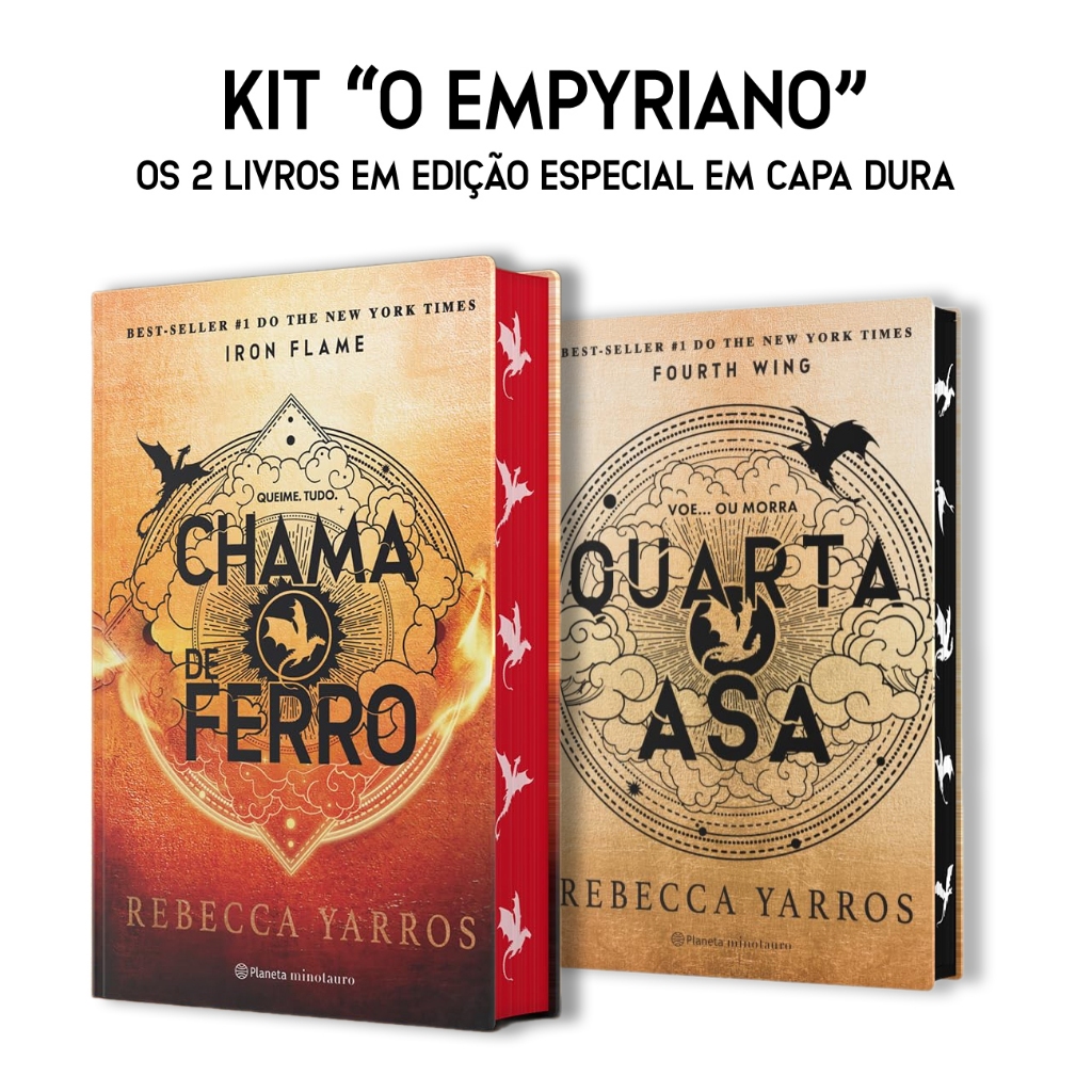 Kit O Empyriano Edição Especial Capa Dura | 2 Livros | Quarta Asa e ...