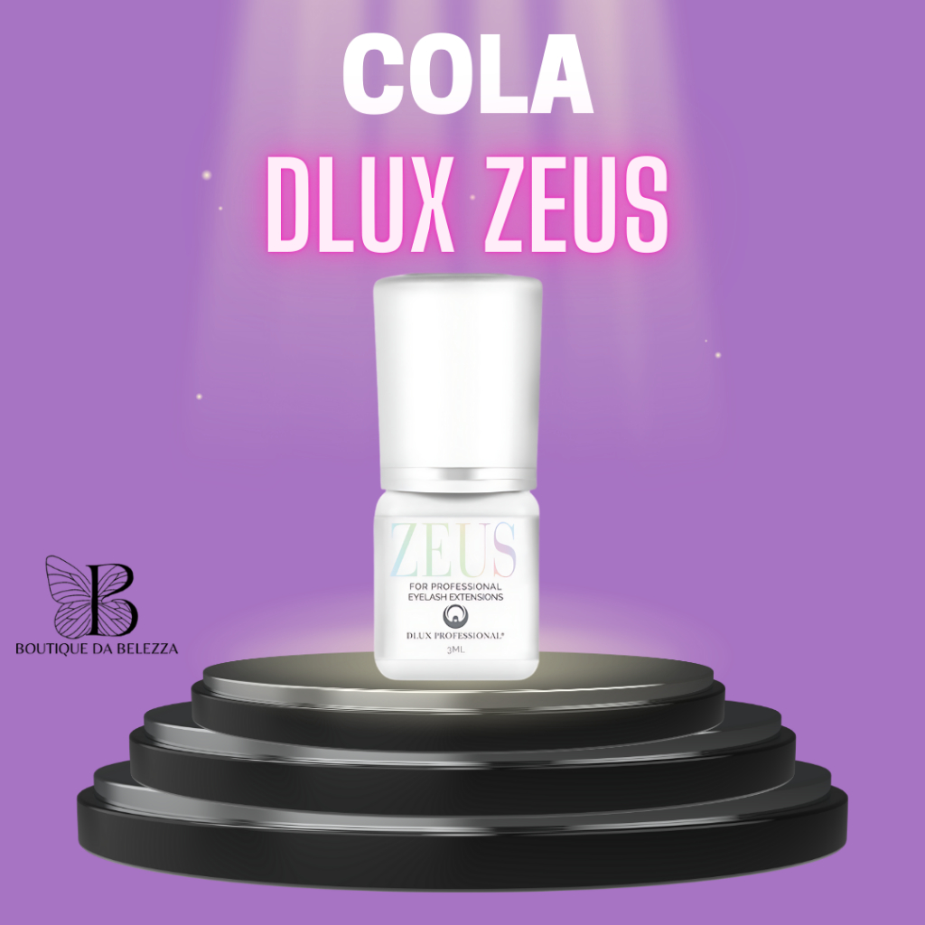 Cola para Cilios Dlux Zeus 3ml e 5ml - 1s | Shopee Brasil