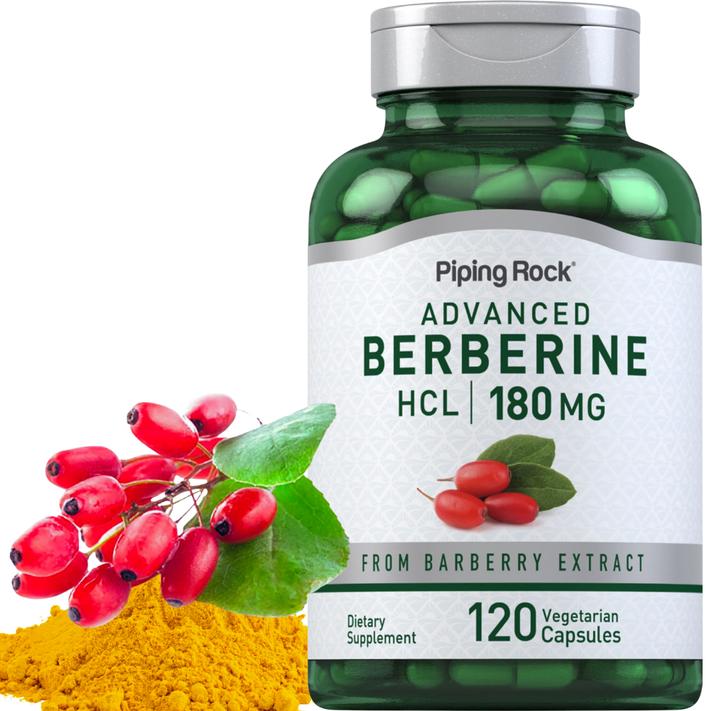 Berberina HCL 180mg (120 Cápsulas) | Shopee Brasil