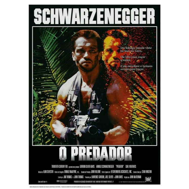 Poster O Predador - Predador - Filme | Shopee Brasil