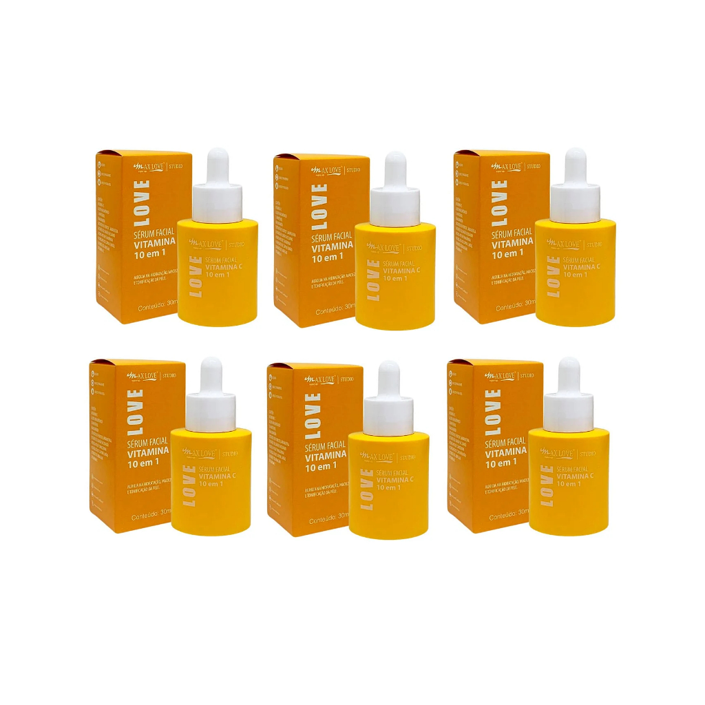 SERUM VITAMINA C KIT COM 6 UNIDADES | Shopee Brasil