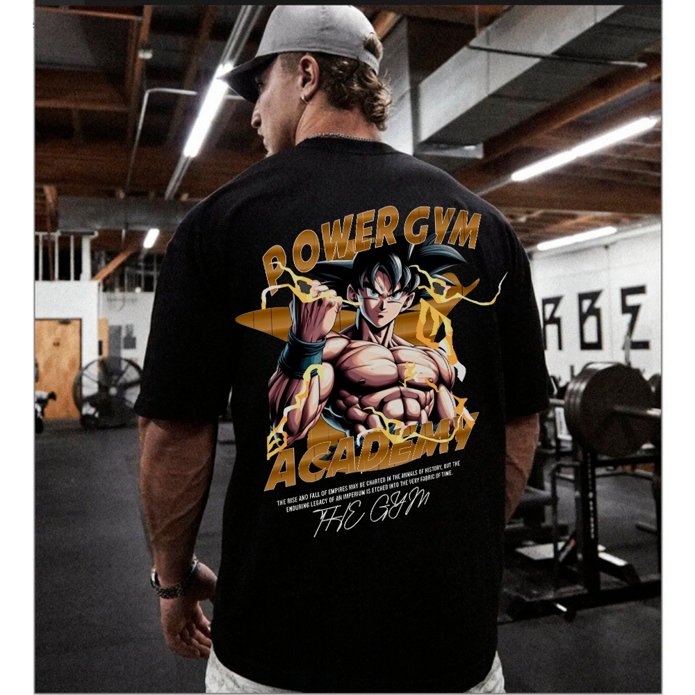 Oversized Anime Gym Shirts
