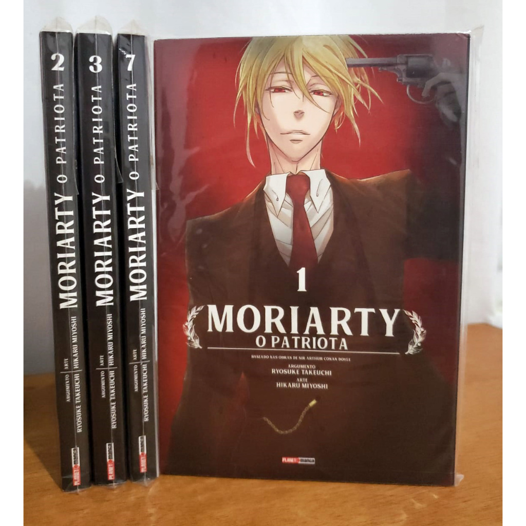 Manga Moriarty: O Patriota Volumes 1, 2, 3 e 7 | Shopee Brasil