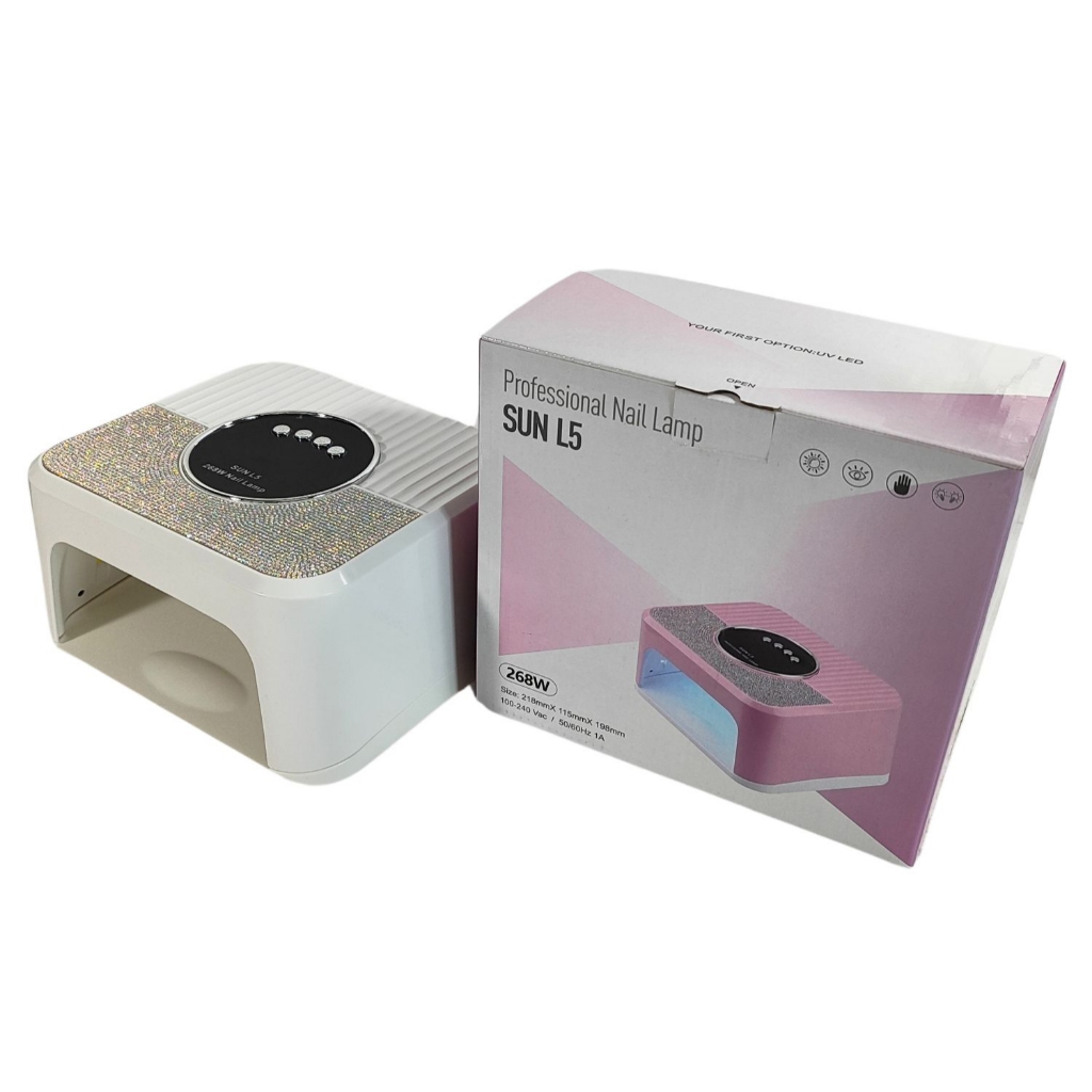 Cabine de Unhas Profissional SUN L5 268W com 57 LEDs UV e Design com ...