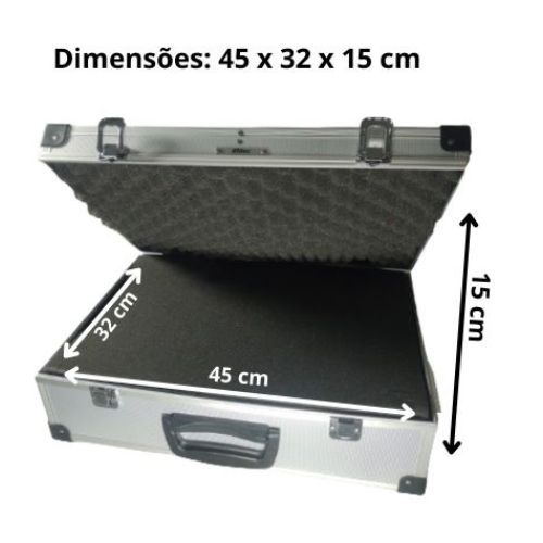 Maleta case para gimbal com espuma serrilhada 41x26x9,5cm | Shopee Brasil