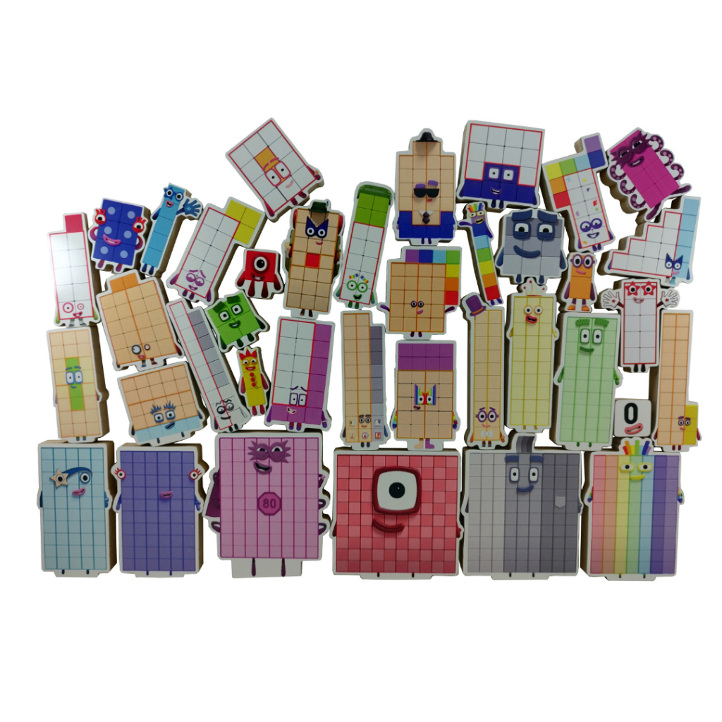 Numberblocks Personagens do 0 ao 30 + 40, 50, 60, 70, 80, 90 e 100 ...