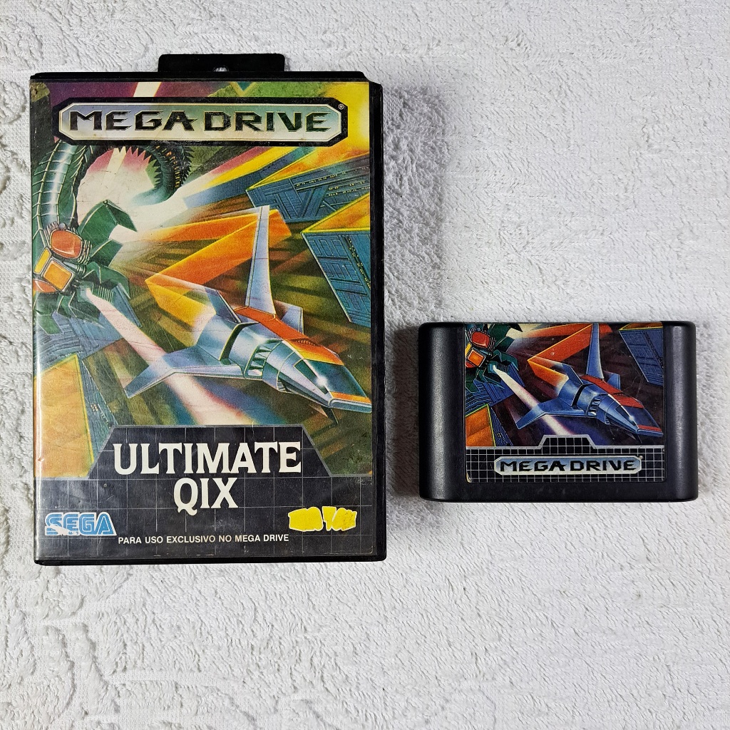 Ultimate Qix Original Tectoy com caixa Mega Drive | Shopee Brasil