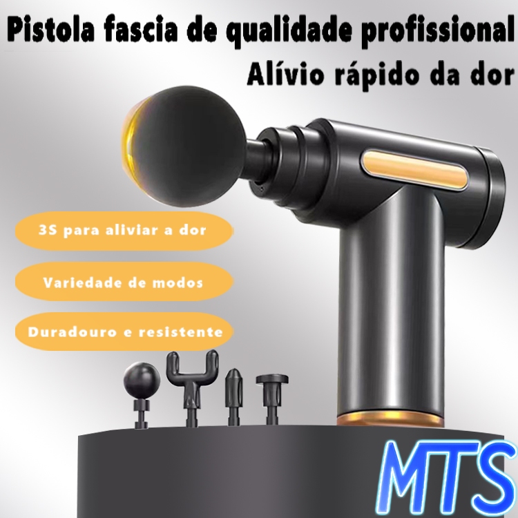 MTS Pistola Massageadora Elétrica Profissional Com Visor Portátil Alívio Muscular Original ...