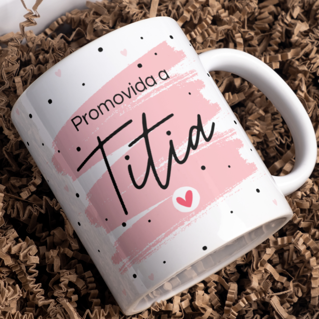Caneca Presente Revelação De Gravidez Para Titio E Titia | Shopee Brasil